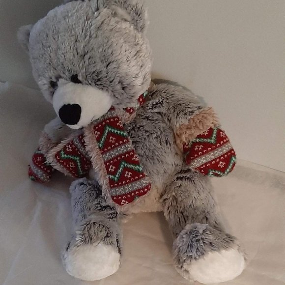 Hugfun | Toys | Hugfun International 9in Graywhite Teddy Bear With ...